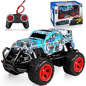 NARRIO Kids Toys for 3 4 5 6 Year Old Birthday Gift, Remote Control Car for Boys 3-5 RC Cars Monster Trucks Age 4-7, Christmas Teen Gifts for 3-7 Year Old , Toddler Age 2-6