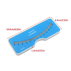 PASNMKvn Scoliometer 0-30° Scoliosis Test Meter For Medical Evaluation Diagnosis Of Back And Spine Scoliosis In Adults Children