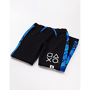 PlayStation Lounge Pants Boys Black Game Console Pajamas Trouser Joggers Pjs 9-10 Years