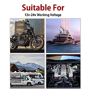 iGreely SAE Extension Cable 14AWG SAE to SAE Extension Cable Quick Disconnect Wire Harness SAE Connector for Solar Panel Battery Motorcycle Cars Tractor 14 Gauge 4M/13FT