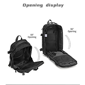 Uaskmeyt Sling Bag for Men, Sling Backpack Shoulder Crossbody Bag Waterproof Heavy Duty Over Shoulder Bag Large Capacity Casaul Daypacks (Black)