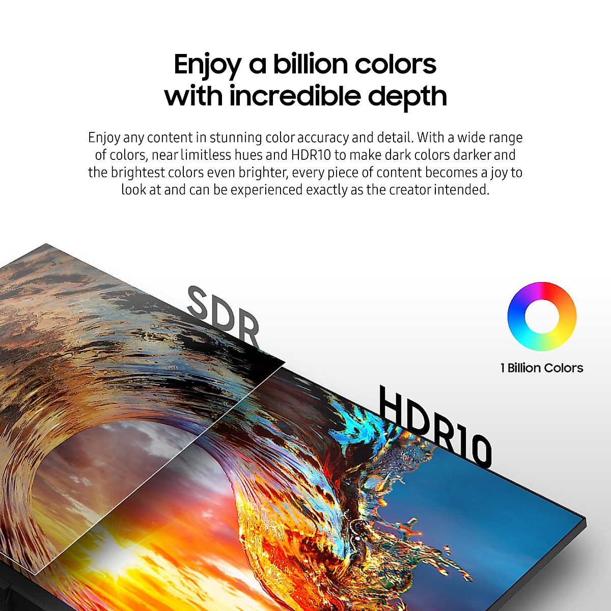 SAMSUNG Viewfinity S65UA Series 34-Inch Ultrawide QHD Curved Monitor, 100Hz, USB-C, HDR10 (1 Billion Colors), Height Adjustable Stand, TUV-certified Intelligent Eye Care (LS34A654UBNXGO),Black