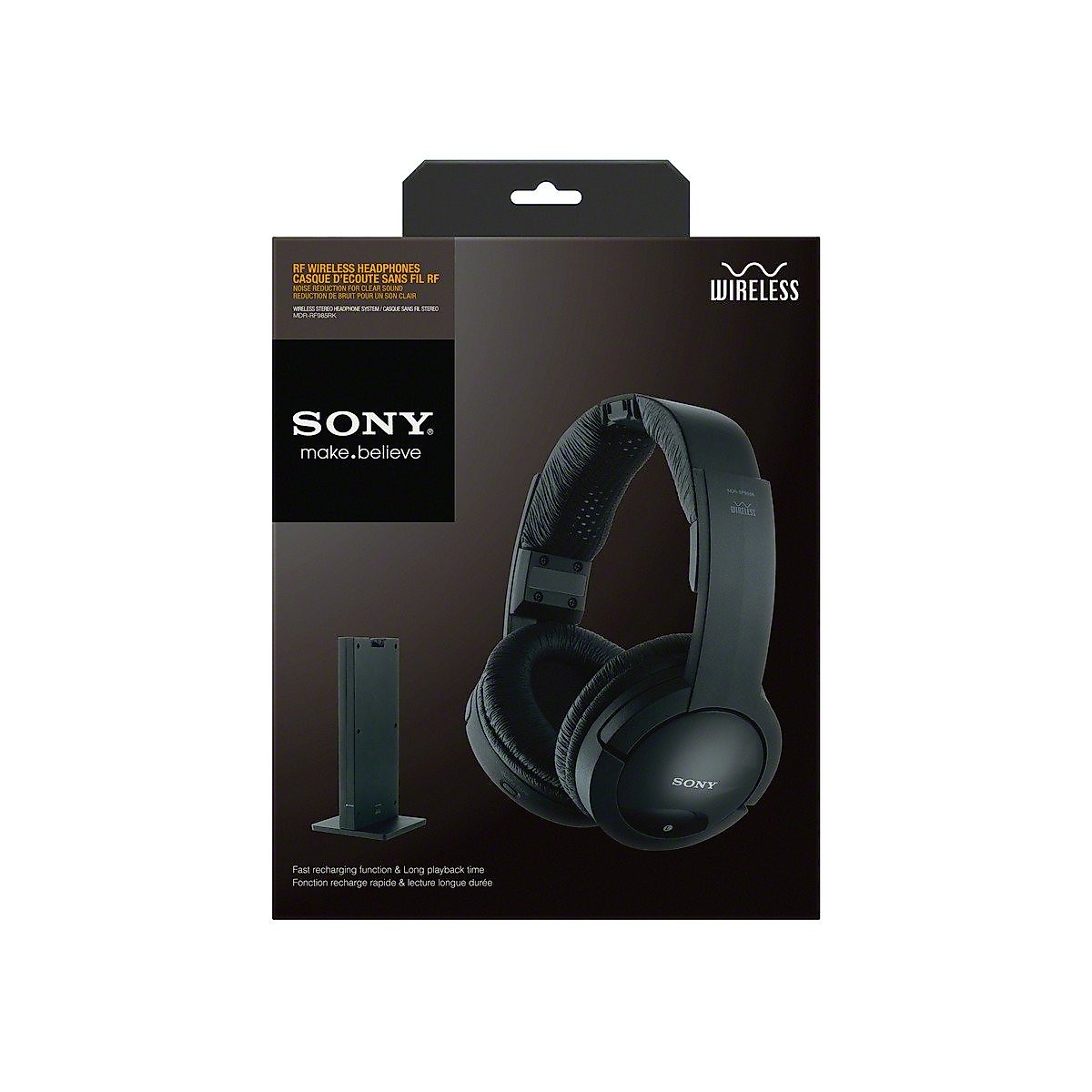Sony MDRRF985RK Wireless RF Headphone, Black
