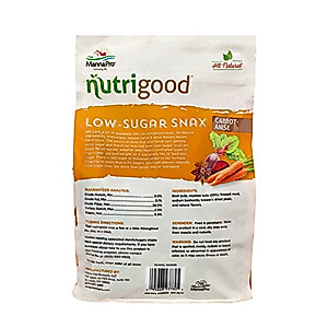 Nutrigood Low-Sugar Snax for Horses, Carrot/Anise