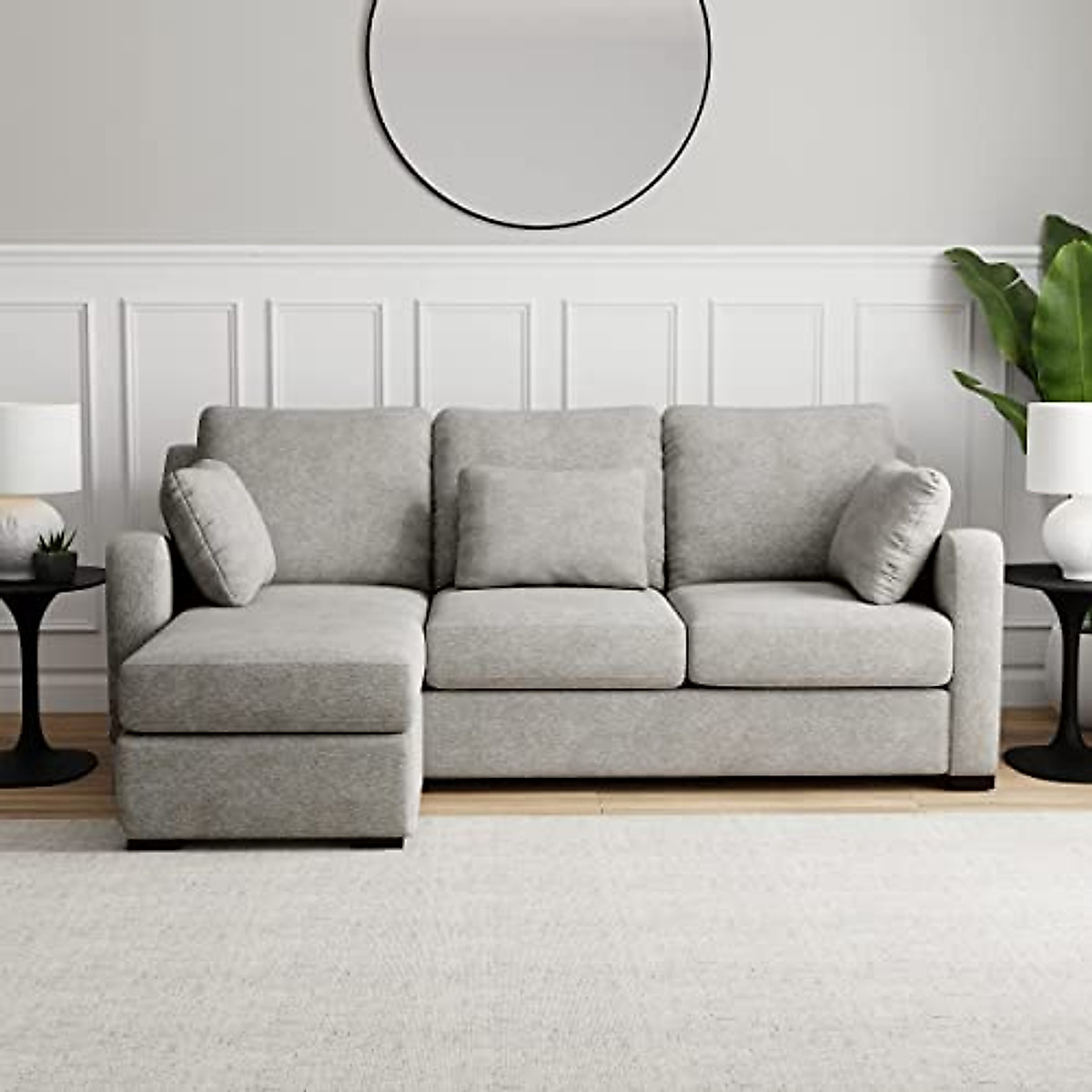 Hillsdale York Upholstery, Sectional Sofa, Stone