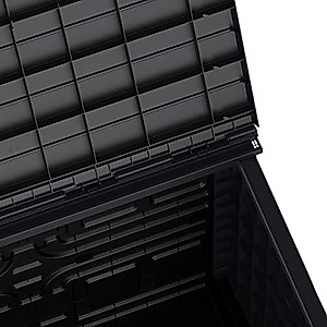 Duramax Storeaway 4 ft. 3 in. x 2 ft. 5 in. x 3 Ft 7 in. Resin Horizontal Outdoor Storage Shed Gray