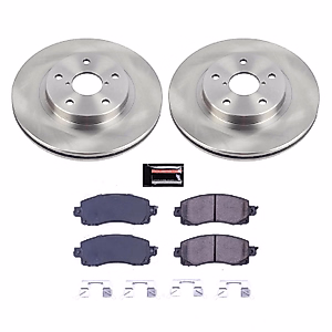 Power Stop KOE8480 Autospecialty Front Brake Kit-OE Brake Rotors & Ceramic Brake Pads For Subaru Forester 2019-2022 [Model Specific]