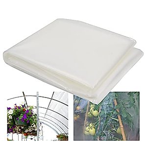 Storystore 2.5 Mil Greenhouse Plastic Film, UV Resistant Polyethylene Film, Green House Hoop Supply Plant Cover Sheeting for Agriculture, Garden (15' x 40')