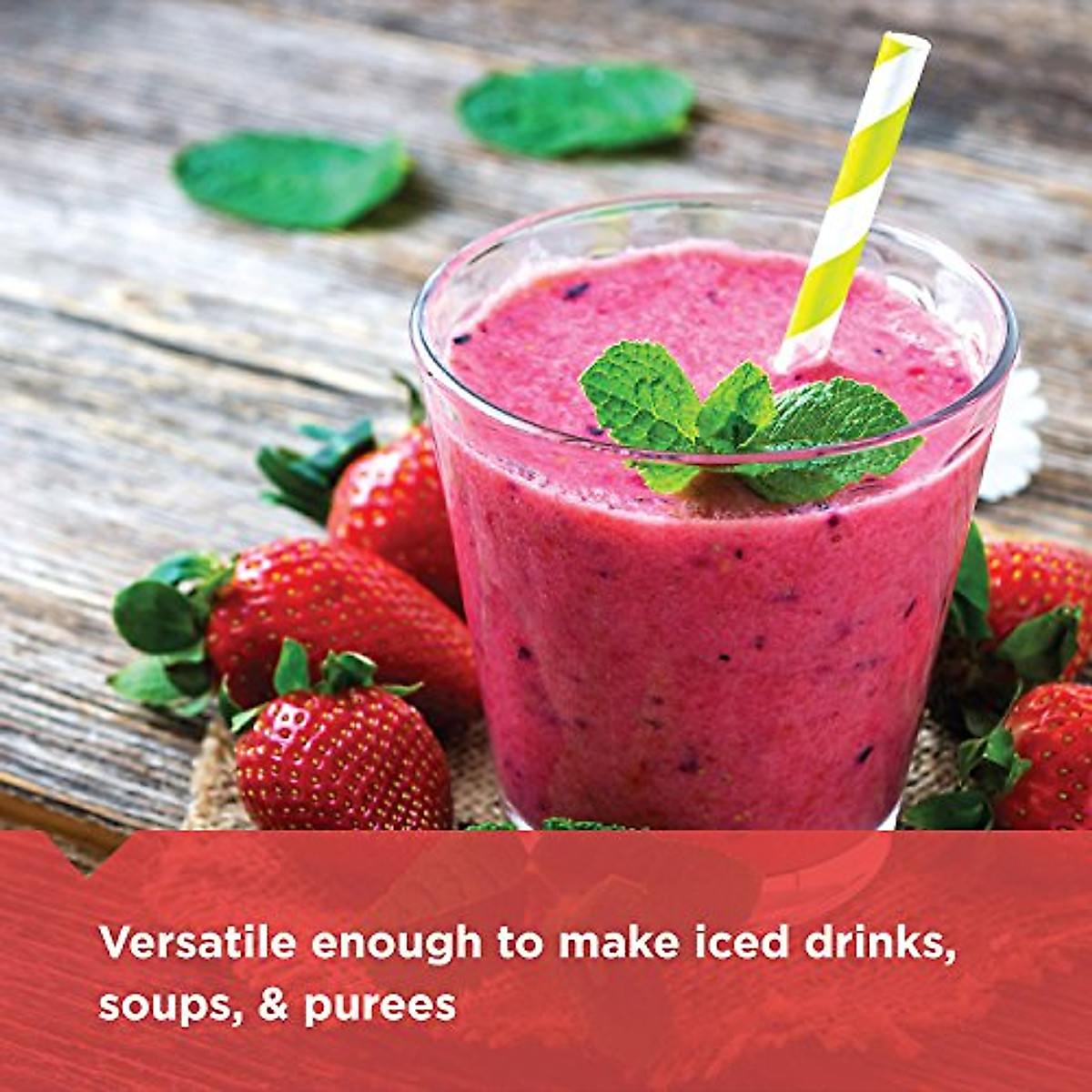 BLACK+DECKER Countertop Blender with 5-Cup Glass Jar, 10-Speed Settings, Black, BL2010BG