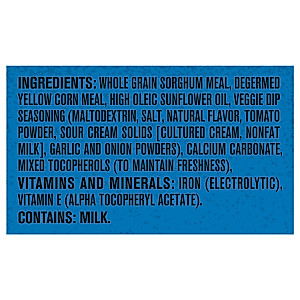 Gerber Snacks for Baby Lil Crunchies Veggie Dip Puffs, 1.48 oz Canister