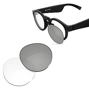 Glintbay 100% Precise-Fit Replacement Sunglass Lenses for Bose Rondo S/M BMD0005 - Photochromic Clear Non-polarized