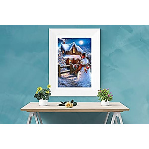 DoMyArt Diamond Painting Kits for Adults, Paint with 5D Crystal Diamonds Art with Accessories Tools(Canvas 15.7 x 11.8 inch) (Christmas Snowman)