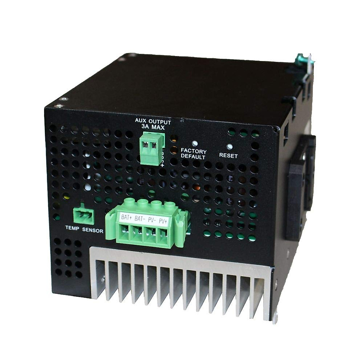 TPDIN-SC48-20 - 48V 20A MPPT Solar Controller w/ 7 Port GigE Passive PoE Switch/Remote Monitor, 24V/48V PoE, 35W/Port, 2.25A Aux Port, Manageable, Industrial Strength