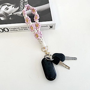 Kimikoo Keychain Wristlet keychain Wallet for Women Car Key Chain Bracelet Keychain Women keychain for keys