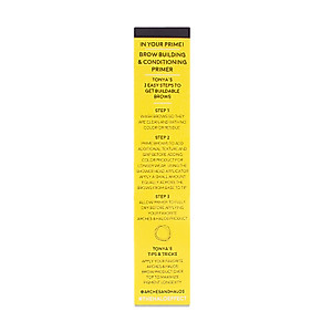 Arches & Halos Brow Building and Conditioning Primer - Coat Brows with Precise Application - Enhance, Moisturize and Nourish Brows - Vegan and Cruelty Free - 0.033 fl oz