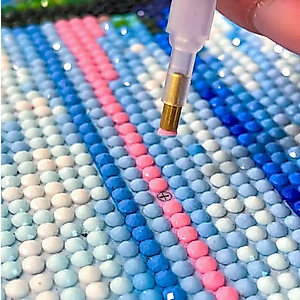 ROUKANNGE 5D Adult Diamond Painting kit,Diamond Painting of Round Diamond, DIY Handicrafts,Apply to Home Decoration,Wall Decoration,Creative Gifts(12×16inch)