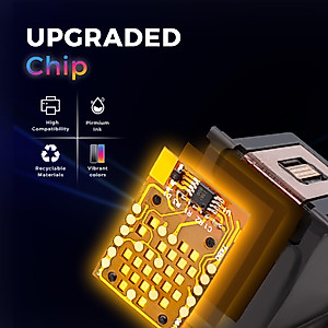 HOTCOLOR PG 275 XL Black Ink Cartridge Replacement for Canon 275 and 276 Ink Cartridges XL for Canon PIXMA TS3522 TS3520 TR4720 (2 Black, 2 Pack)