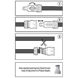 Gardena 1969-U 50-Foot Recycled Rubber Soaker Hose