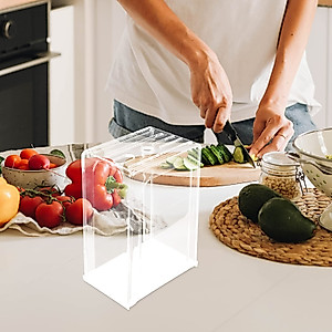 CALLARON Dice Bag Kitchen Cutlery Kitchen Cutter Base Kitchen Organizer Stand Kitchen Holder Organizer Stand All Purpose Scissors Household Kitchen Cutter Holder Blade Case Acrylic