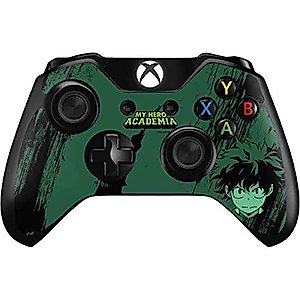 Skinit Decal Gaming Skin compatible with Xbox One Controller - Officially Licensed Funimation Deku Design