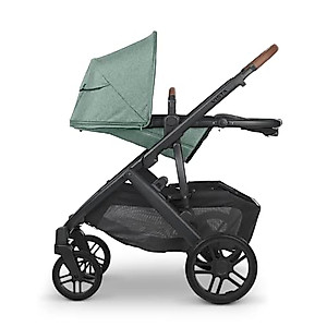 Vista V2 Stroller - Gwen (Green mélange/Carbon/Saddle Leather)