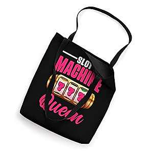 Slot Machine Queen Gambling Casino Poker Player Tote Bag
