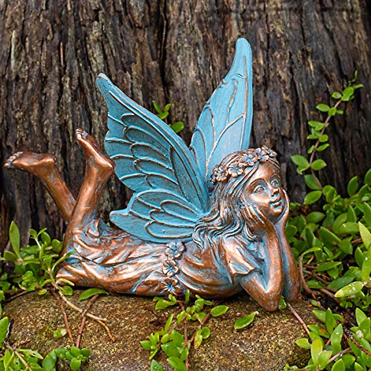 BRECK'S Relaxing Fairy Statue - Add a Wonderful and Whimsical bit of Relaxation to Your Garden!