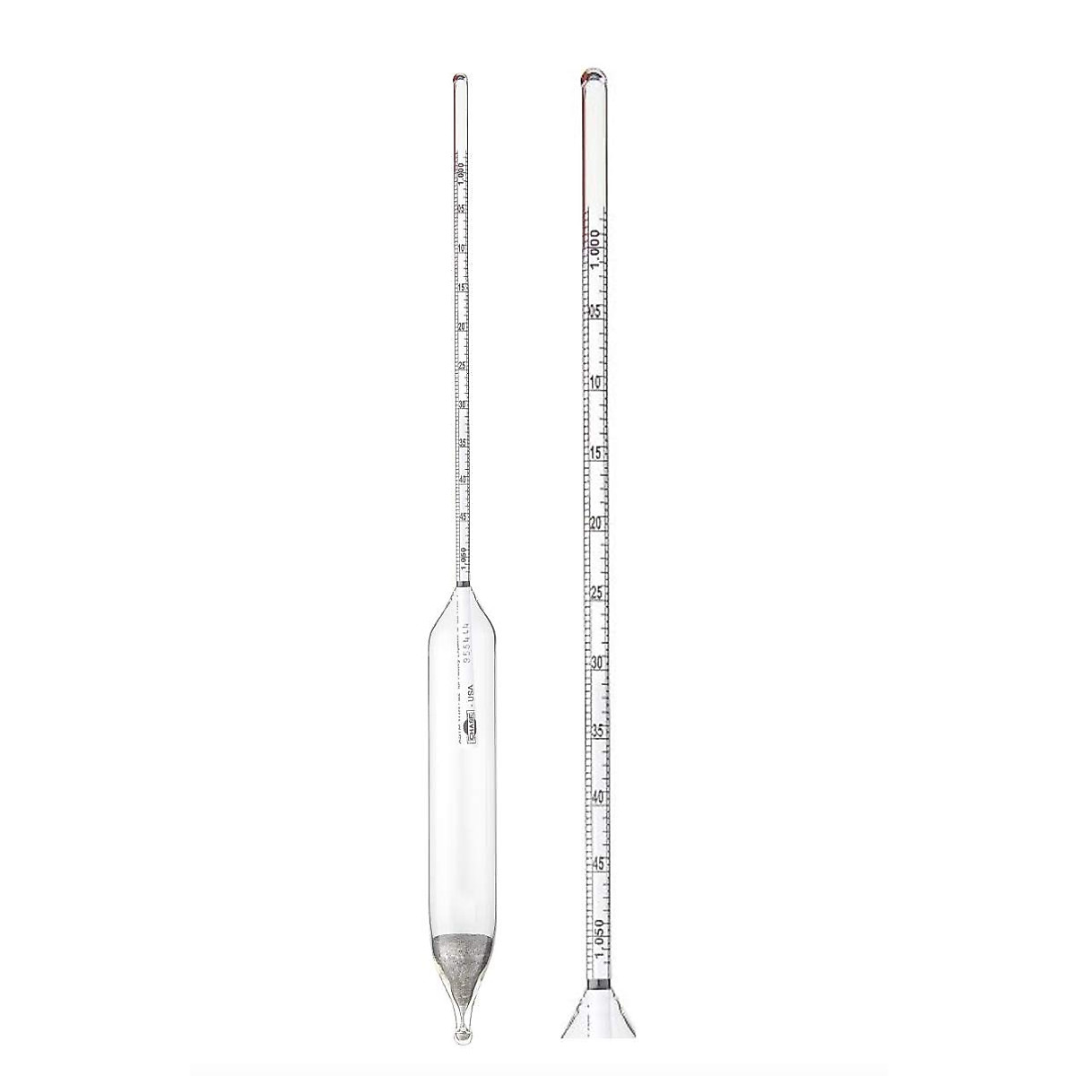 Relative Density (Specific Gravity for Light Liquids) Hydrometer (ASTM 82H)
