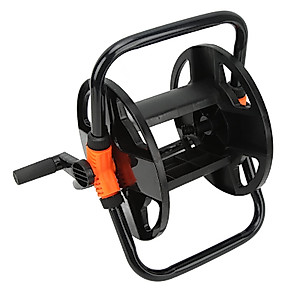 Garden Hose Holder Water Hose Holder Sturdy Garden Hose Reel Holds 150ft Hose standing Hose Stand Hose Hanger Hose Storage for Outside Yard Lawn, Black