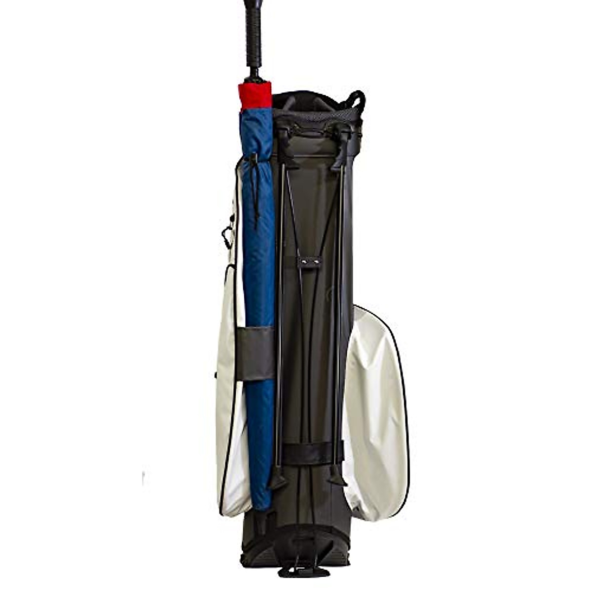 Club Champ Waterproof Stand Golf Bag, White/Black (JR989)