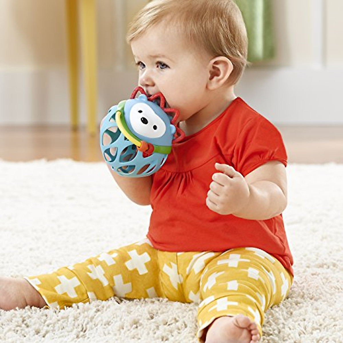 Skip Hop Baby Rattle Toy, Explore and More Roll Around Rattle, Hedgehog