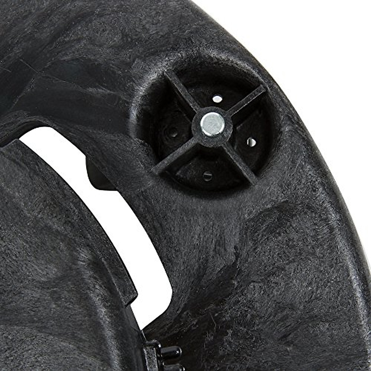 Rubbermaid Comm Prod Commercial Brute 250 lb. Plastic Wheeled Garbage BLK Trash Can Dolly, 1, Black