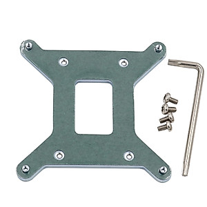 GENNEL Metal LGA1700 Motherboard Backplate, CPU Radiator Base Heatsink Mounting Backplane for Intel LGA 1700