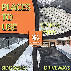 All About Pets Snow and Ice Melt - Gentile on Your Pets Paws and Made with No Toxic Chlorides or Painful Rock Salt Safe for Dogs & Cats - 15 lb Bucket