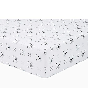 Sammy & Lou Up North 4-Piece Baby Crib Bedding Set, Includes Quilt, Fitted Crib Sheets Neutral, Crib Skirt, and Plush Toy