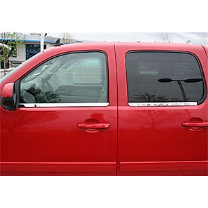 Putco 97501 Stainless Steel Window Trim,Chrome