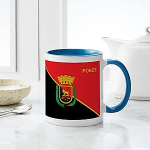 CafePress Ponce Flag Mug Ceramic Coffee Mug, Tea Cup 11 oz