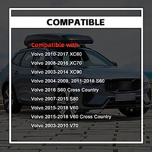 NTNEV Gas Cap Fuel Filler Cap, Gas Cap Compatible with Volvo S60 V60 V70 S80 XC60 XC70 XC90, Replaces OEM Part Number 31392044