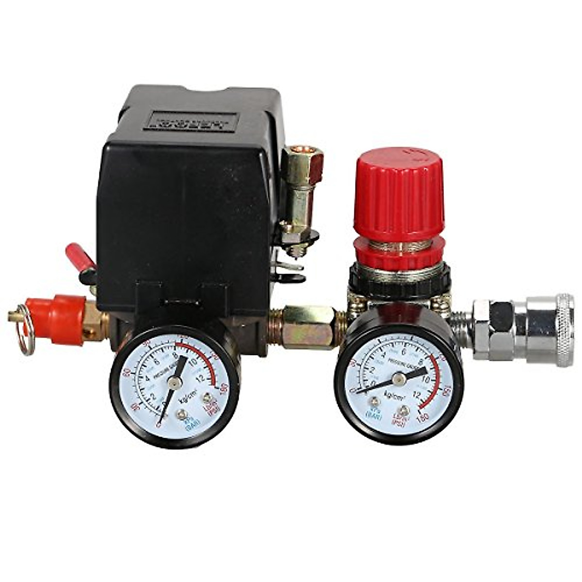 Secbolt Pressure Switch Manifold Regulator Gauges Air Compressor ...