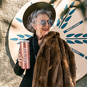 Qtencas Mothers Day Gifts for Grandma, Grammy Stainless Steel Insulated Skinny Tumbler, New Grandma Gifts Gigi Mimi Christmas Gifts for Grandma to be Grammy Nana from Grandchildren(20oz, Rose Gold)