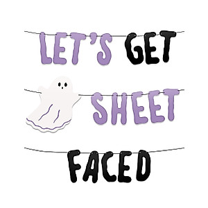 HOUSE OF PARTY Halloween Party Decorations - Halloween Banner - Ghost Halloween Decor - Perfect Indoor Halloween Party Decor with Halloween Ghost - Ideal for Halloween Party Favors, and Decorations!