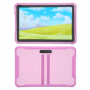 DAUERHAFT Children Tablet, 2GB RAM 32GB ROM Eye Protection Kids Tablet 10 Inch HD IPS Screen for Study for Android 10 (US Plug)
