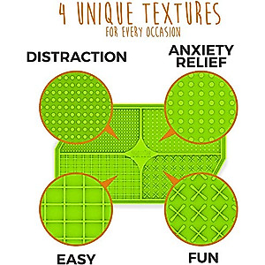 Mighty Paw Dog Lick Pad | BPA-Free Food Grade Silicone Mat for Fun, Anxiety, & Boredom Relief. Strong Suction Cups for Easy Grooming and Slow Feeding. Supports Dental Health. Dishwasher Safe