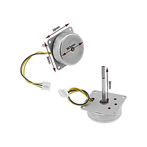 ECSiNG 2PCS 3-24V 3 Phase AC Micro Hand Brushless Motor Mini Generator Wind Turbines Generator for Toy Model Experiment Teaching Aid