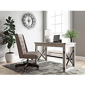 Signature Design by Ashley Bayflynn 48" Home Office Desk, Whitewash