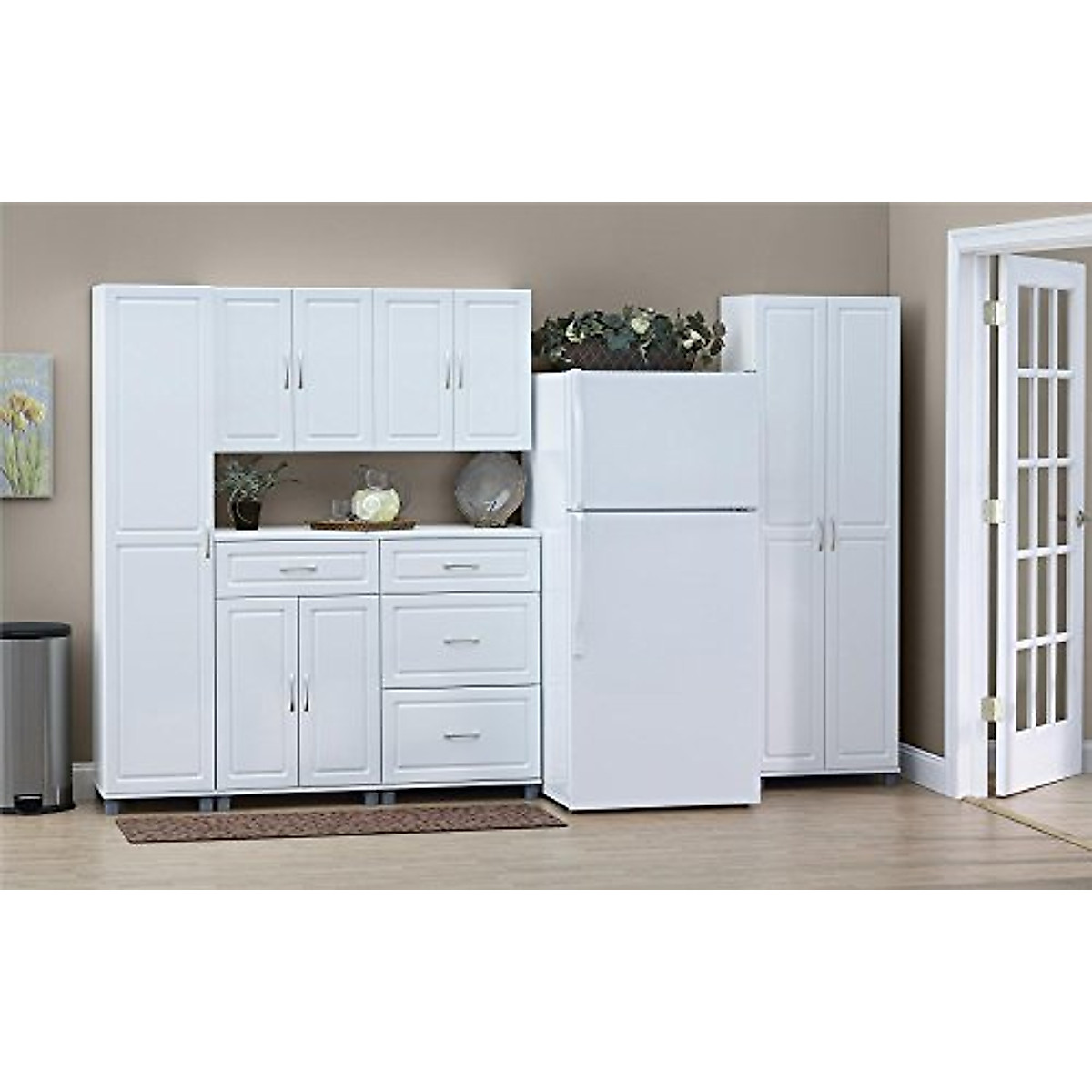SystemBuild Kendall 1 Drawer/2 Door Base Storage Cabinet 24" - White
