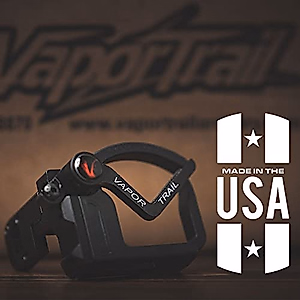 Vapor Trail Archery Gen 7 Arrow Rest, Right Hand, Hoyt Bracket, Black Cage