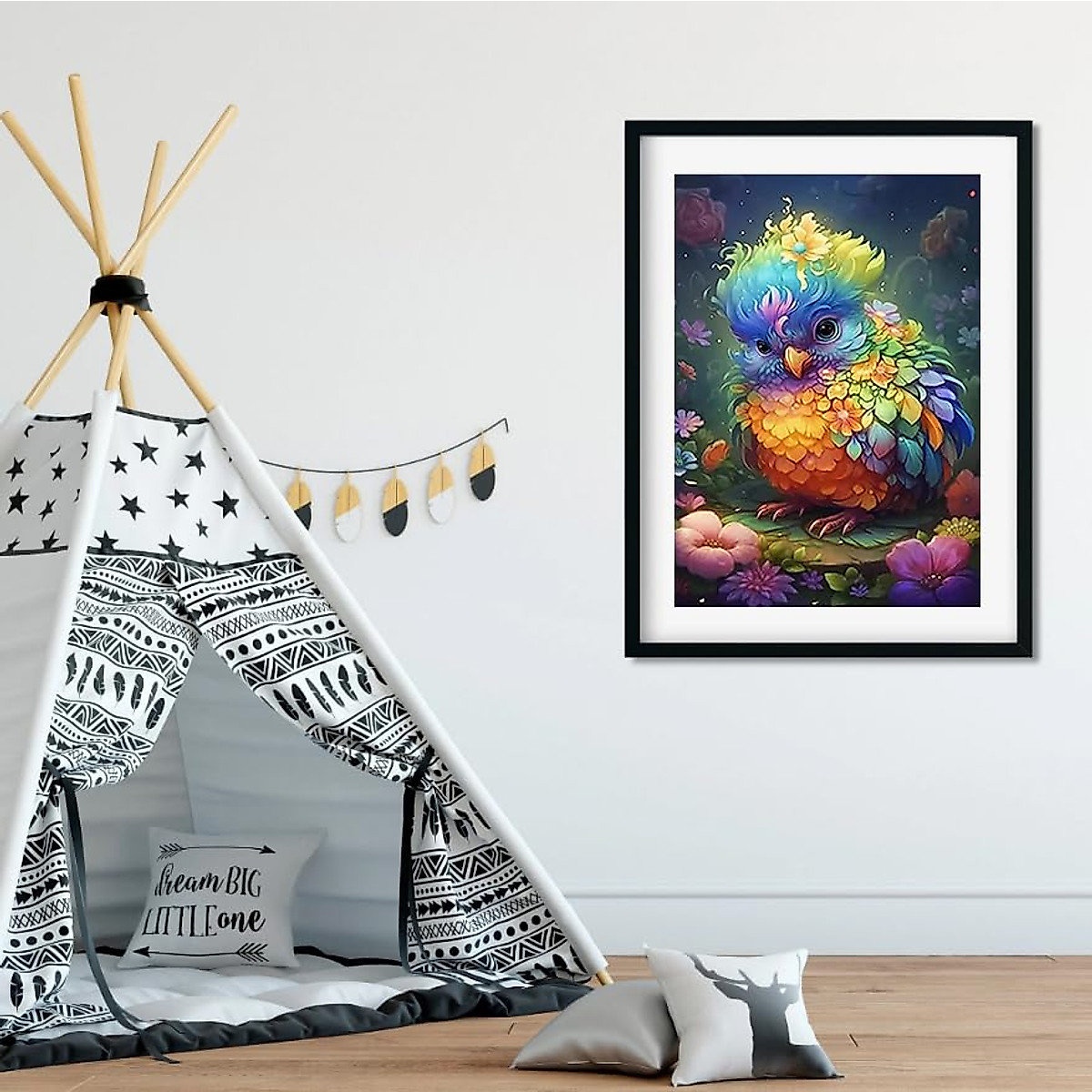 AIBOERL Diamond Painting Kits for Adults, Parrot 5D Diamond Art Kits, Full Drill DIY Crafts for Adults Home Wall Decor Gift Diamond Dots [11.8x15.7inch]