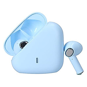 Zunate True Wireless Bluetooth Earbuds, Waterproof Noise Cancelling Stereo Earphone with Microphone, Bluetooth Headset for Sport Gaming Running(Blue)