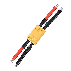 JUZITAO 10 Pairs XT60 Plug Connector Female and Male Connector with 12AWG Silicon Wire for RC Lipo Battery Cable Drone